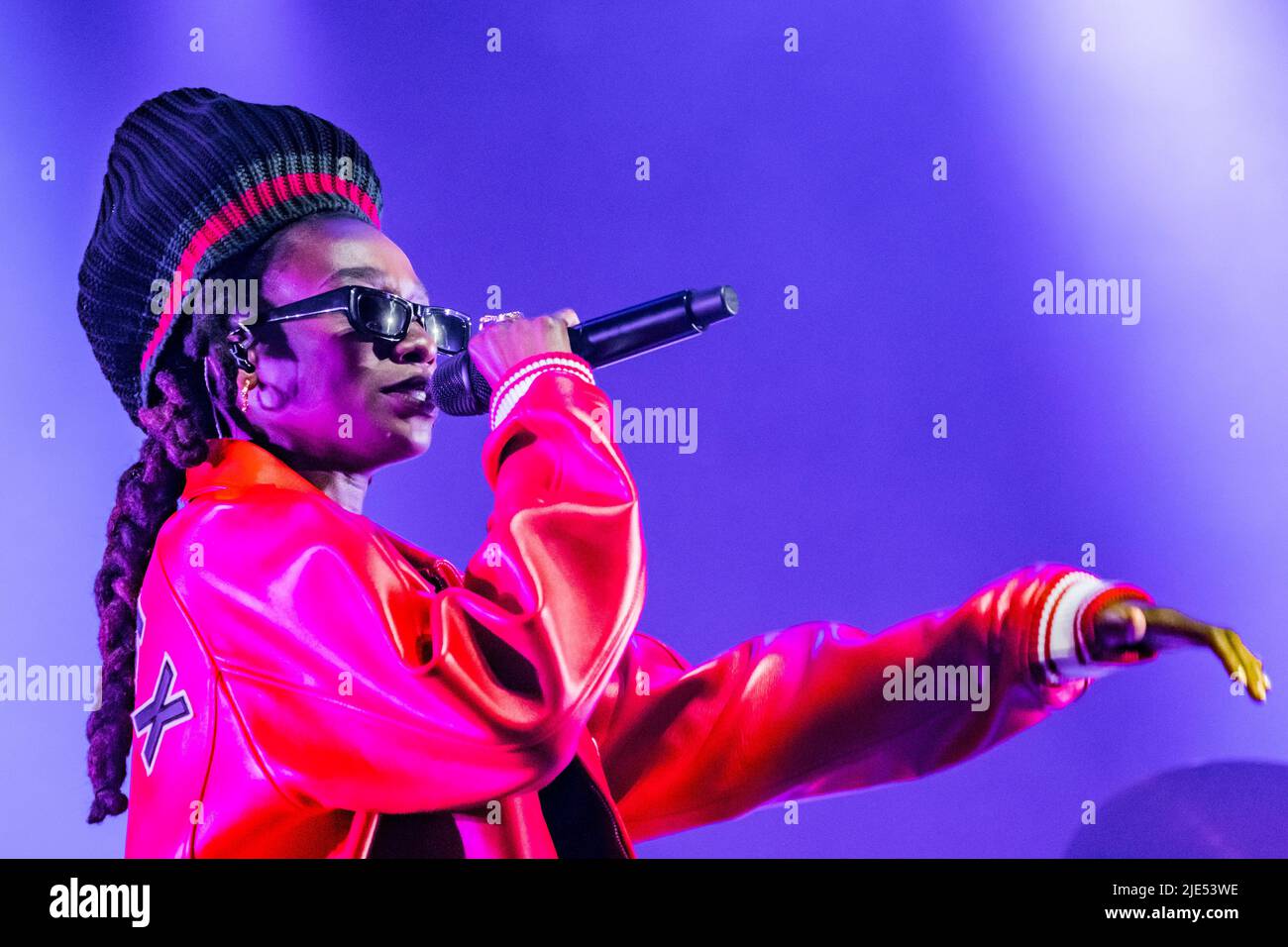 Little simz glastonbury hi-res stock photography and images - Alamy