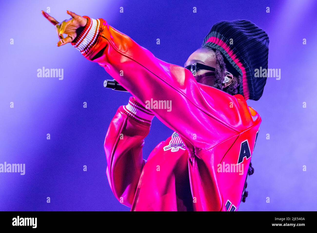 Little simz glastonbury hi-res stock photography and images - Alamy
