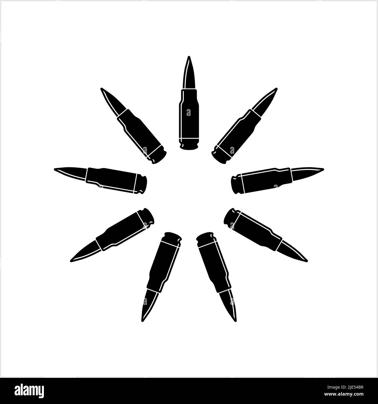 Cartridge of black powder Stock Vector Images - Alamy