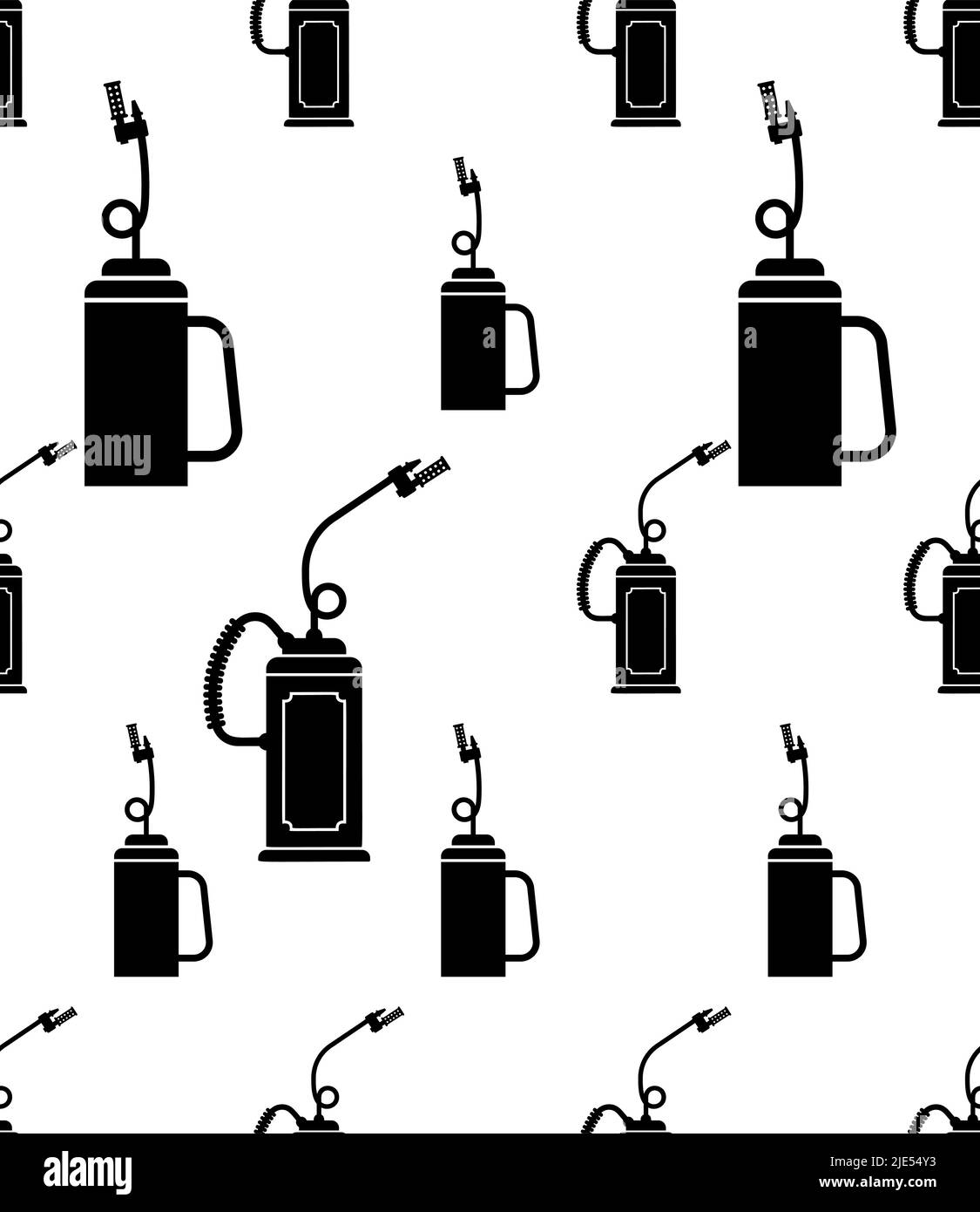 Drip Torch Icon Seamless Pattern, Wildfire Intentional Ignition ...