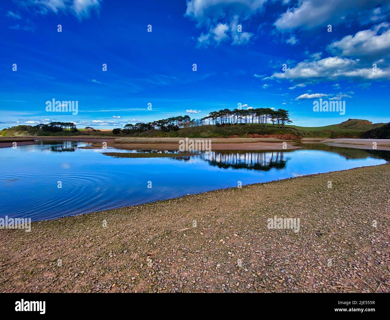 Budleigh Salterton coast in East Devon Stock Photo - Alamy
