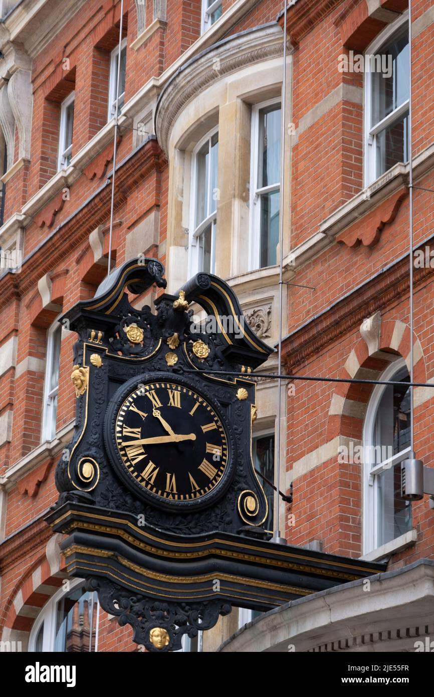 Street clock,central london Stock Photo - Alamy