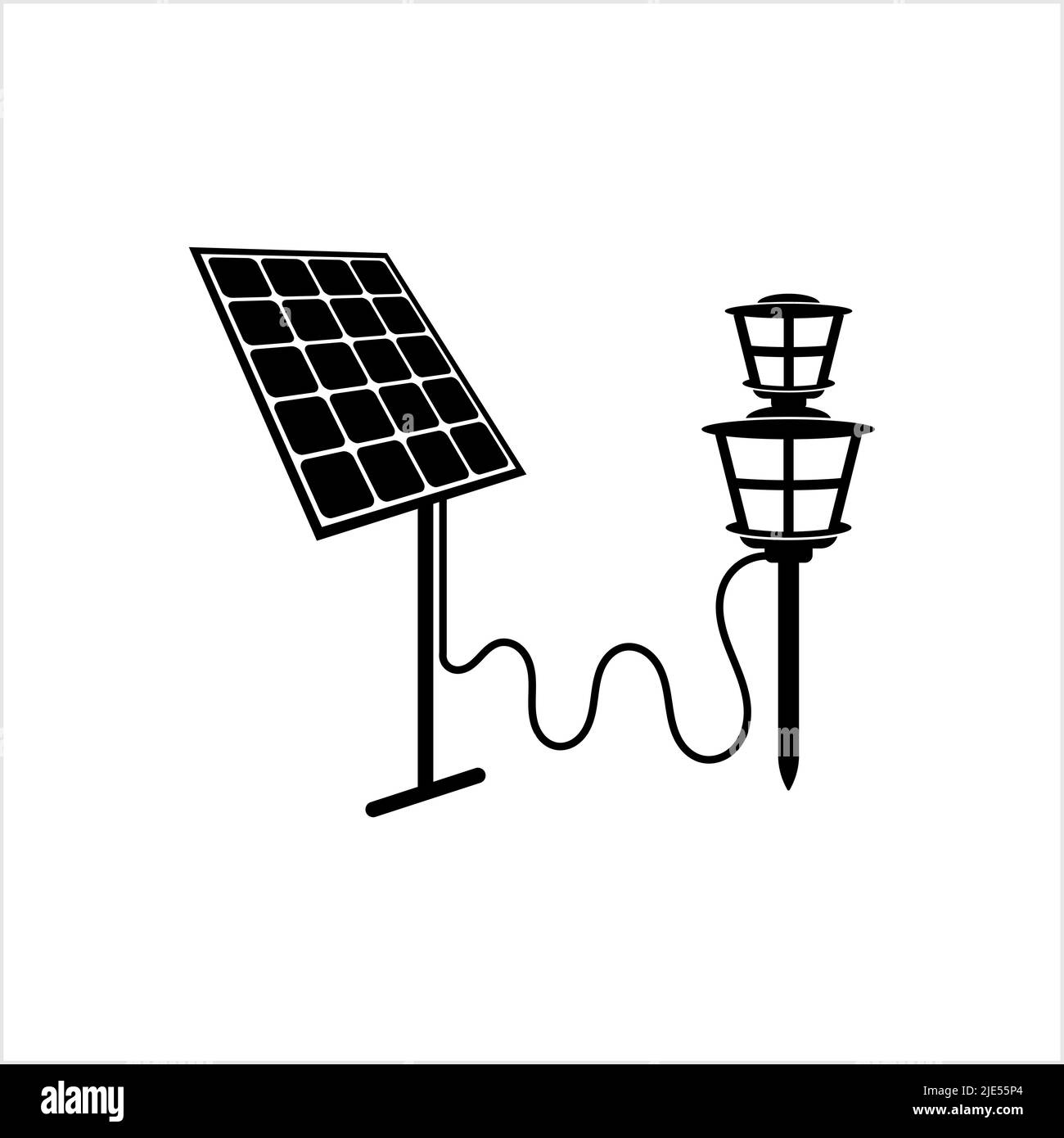 Solar walkway Stock Vector Images - Alamy