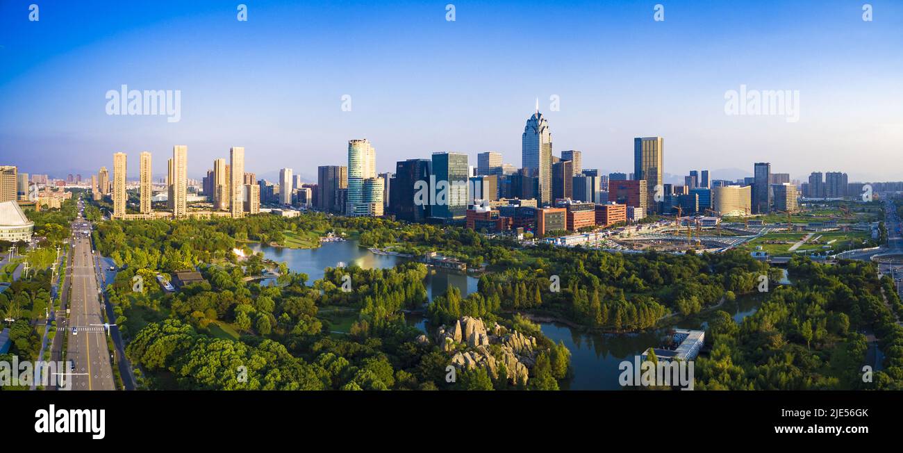 Zhejiang ningbo yinzhou yinzhou park lake Stock Photo - Alamy