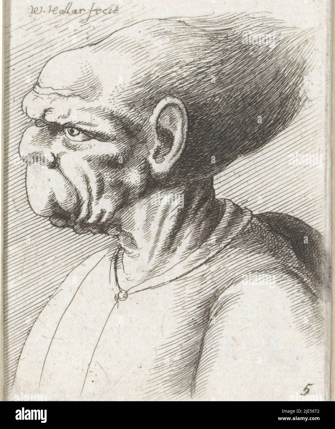 Deformed male head varie figurae et probae hi-res stock photography and ...