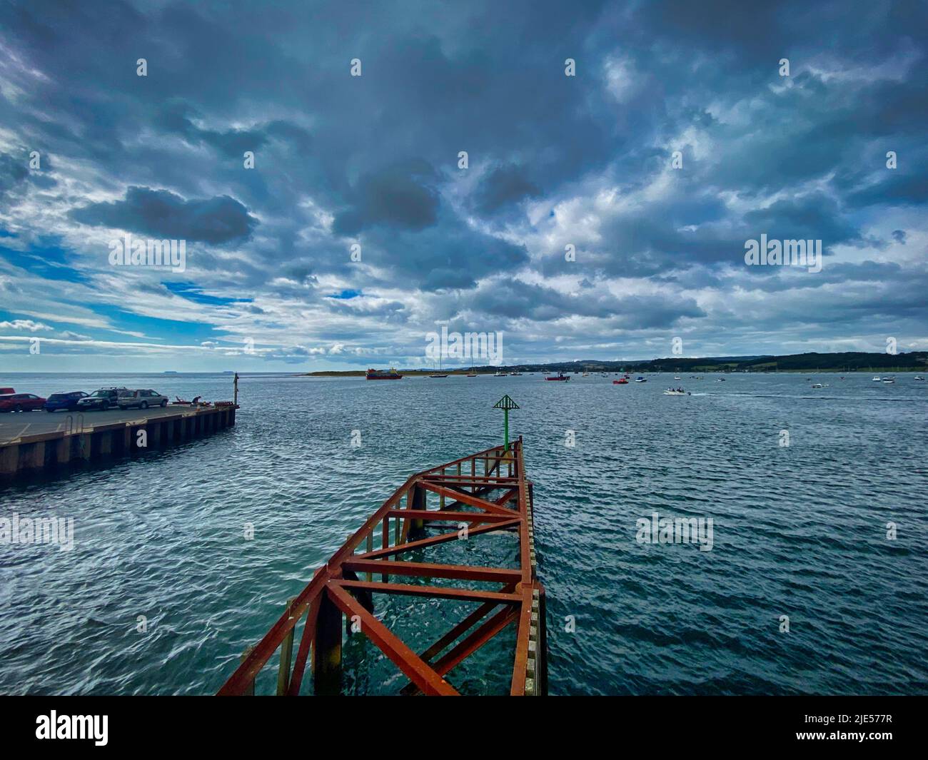 The Exe Estuary, Exmouth, Devon Stock Photo - Alamy