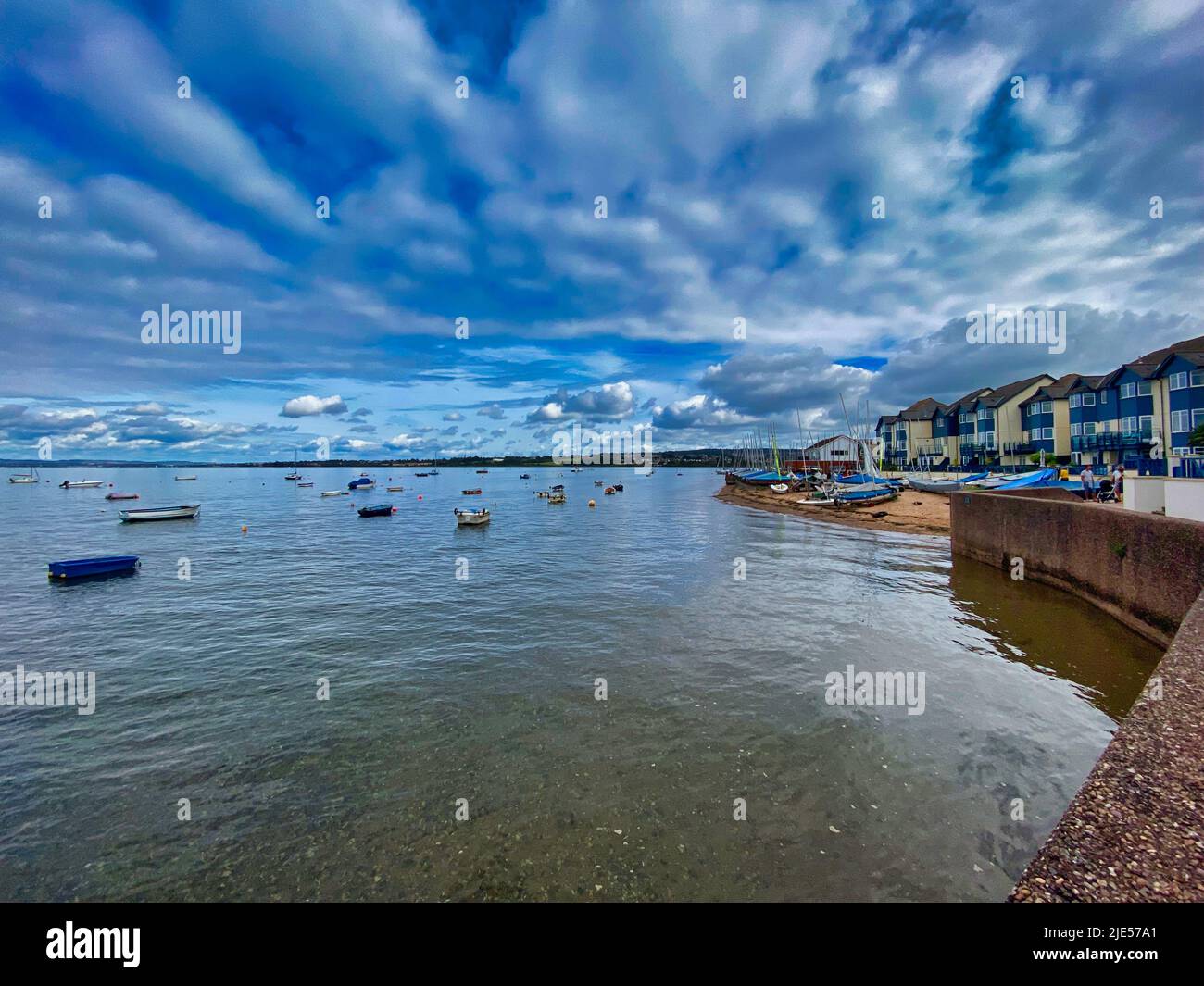 The Exe Estuary, Exmouth, Devon Stock Photo - Alamy