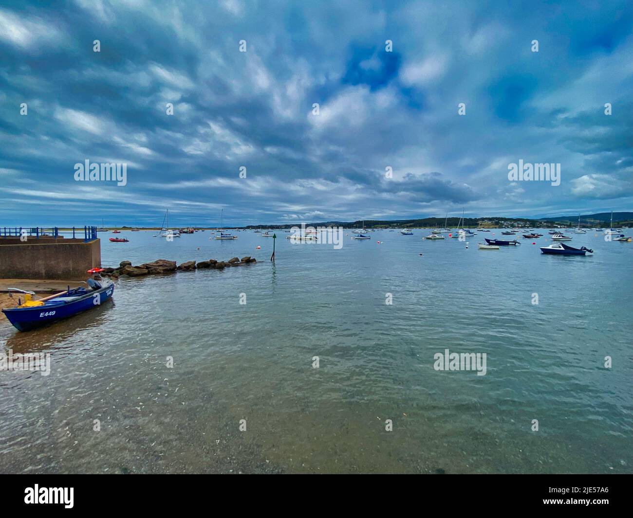 The Exe Estuary, Exmouth, Devon Stock Photo - Alamy