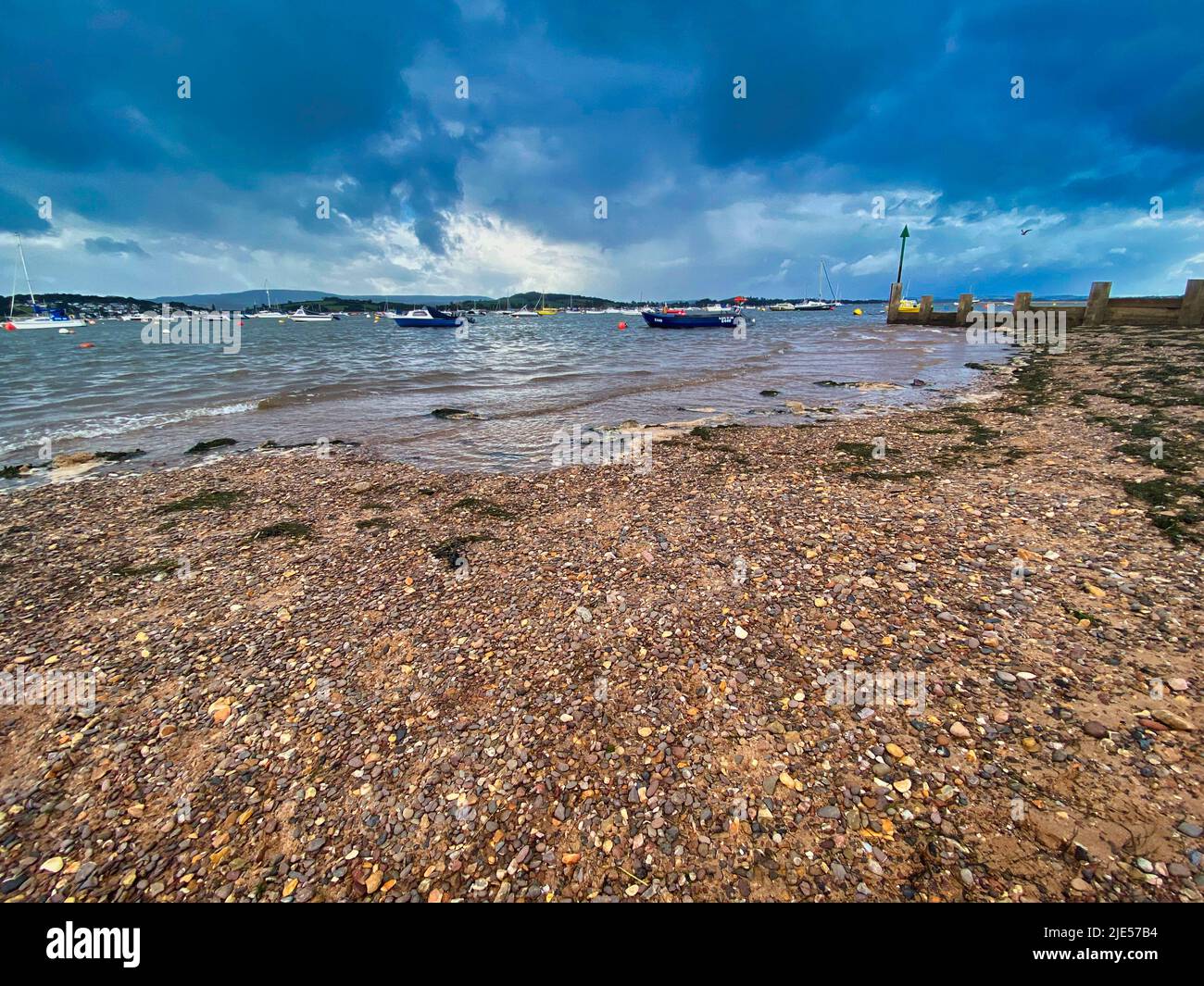 The Exe Estuary, Exmouth, Devon Stock Photo - Alamy