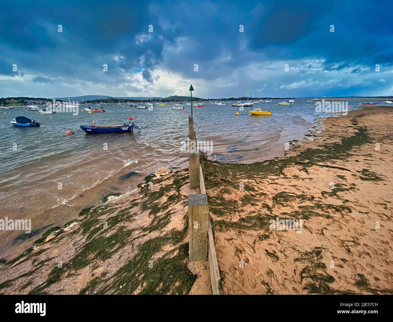 The Exe Estuary, Exmouth, Devon Stock Photo - Alamy