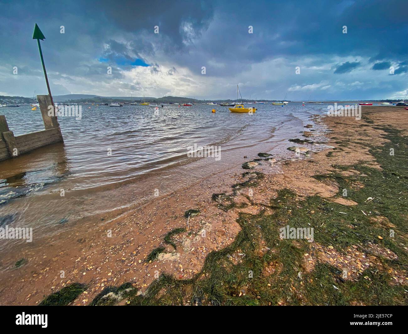The Exe Estuary, Exmouth, Devon Stock Photo - Alamy
