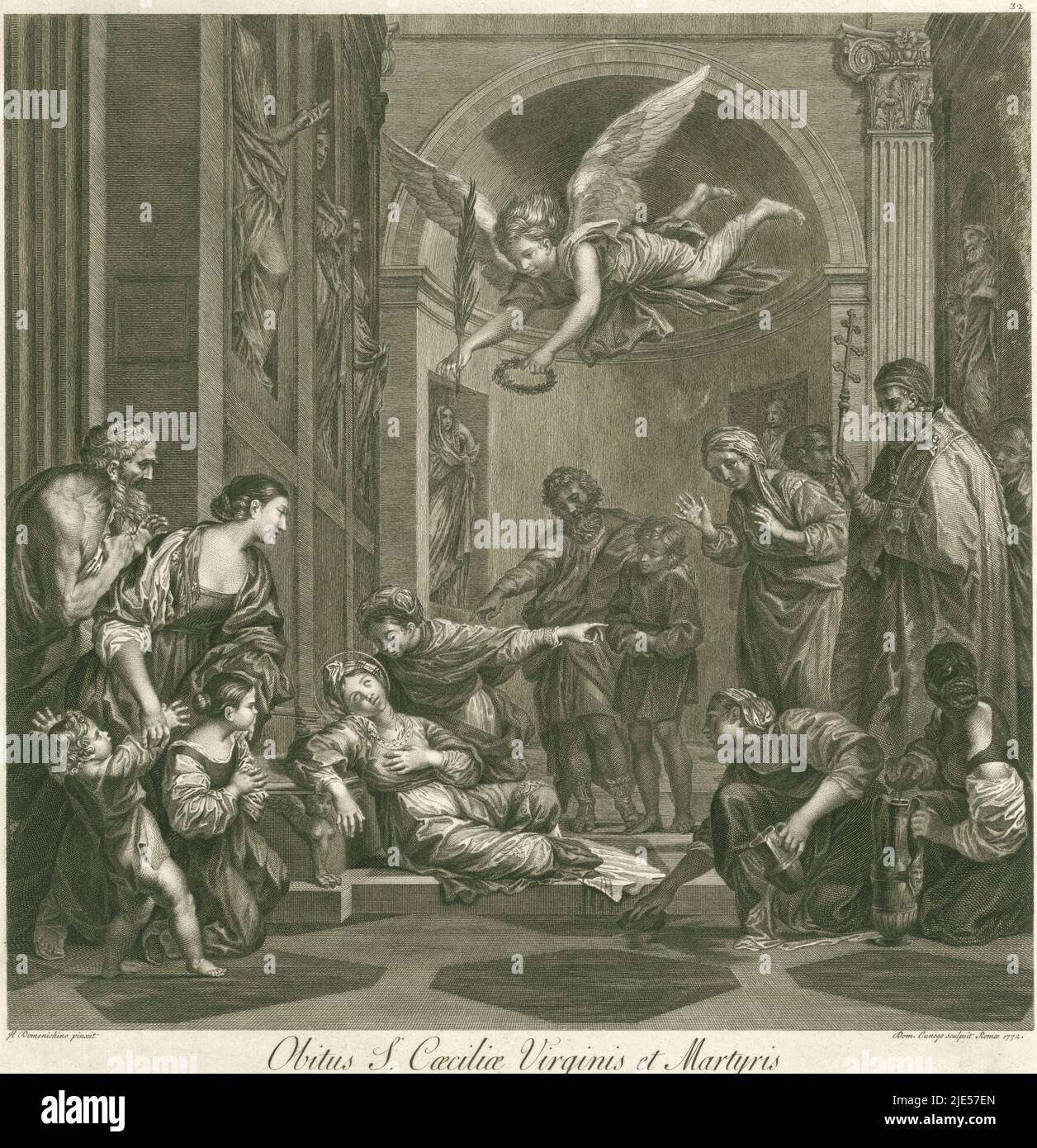 Saint cecilia obitus s hi-res stock photography and images - Alamy