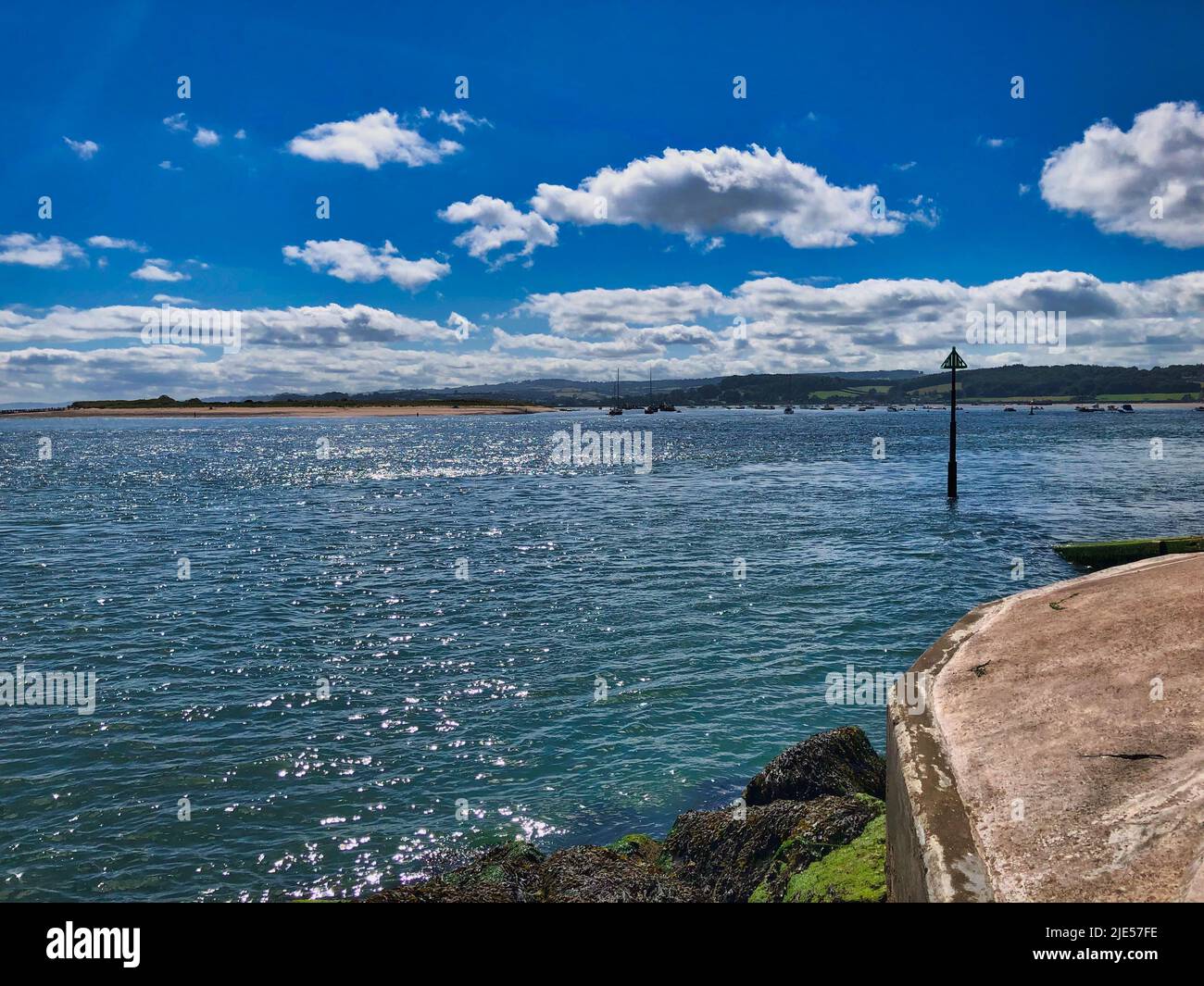 The Exe Estuary, Exmouth, Devon Stock Photo - Alamy