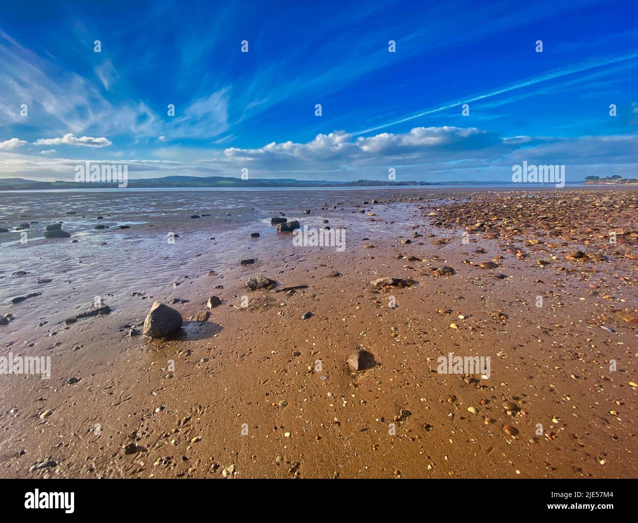 The Exe Estuary, Exmouth, Devon Stock Photo - Alamy