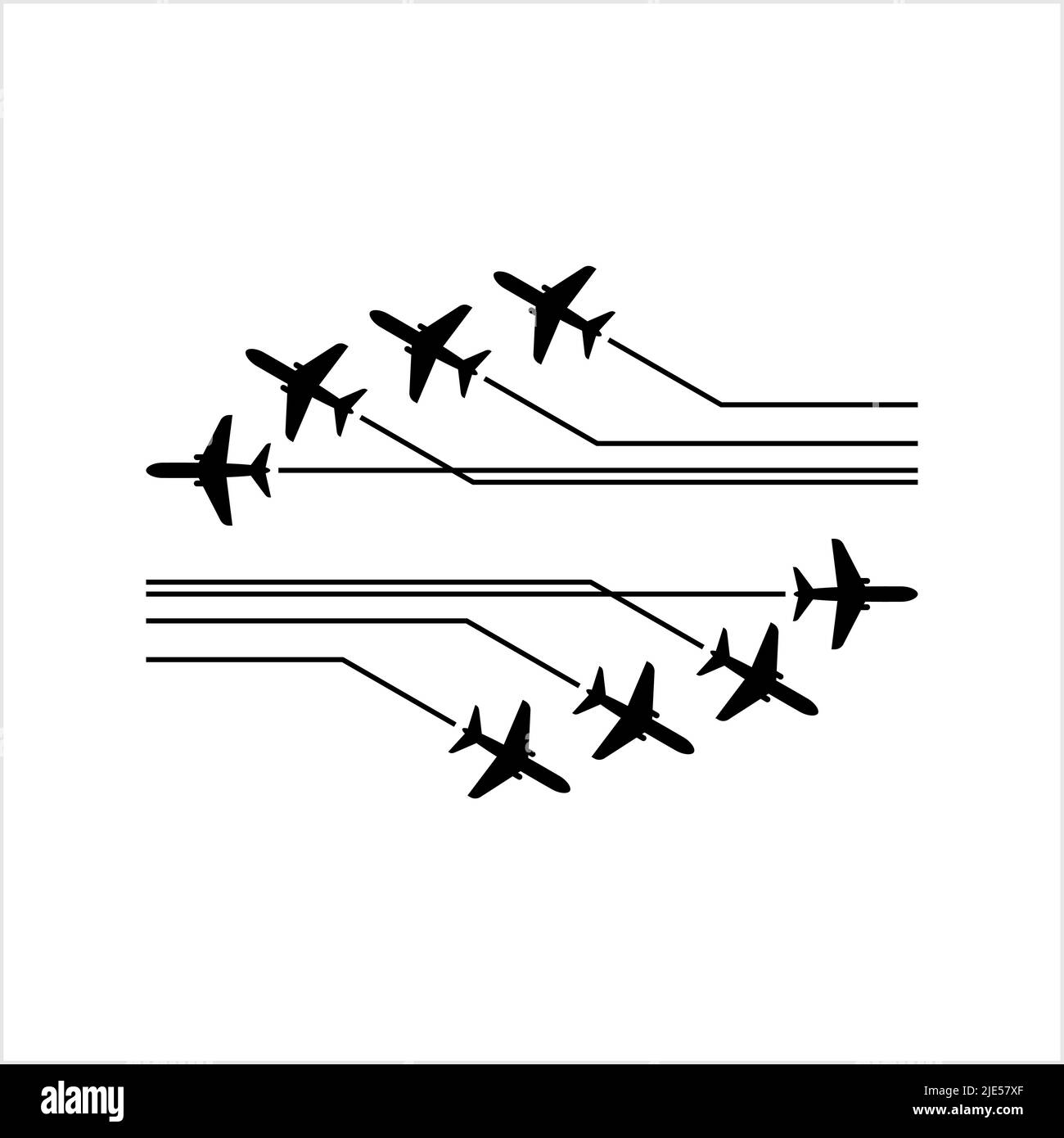Airplane Flying Formation, Air Show Display, The Disciplined Flight ...