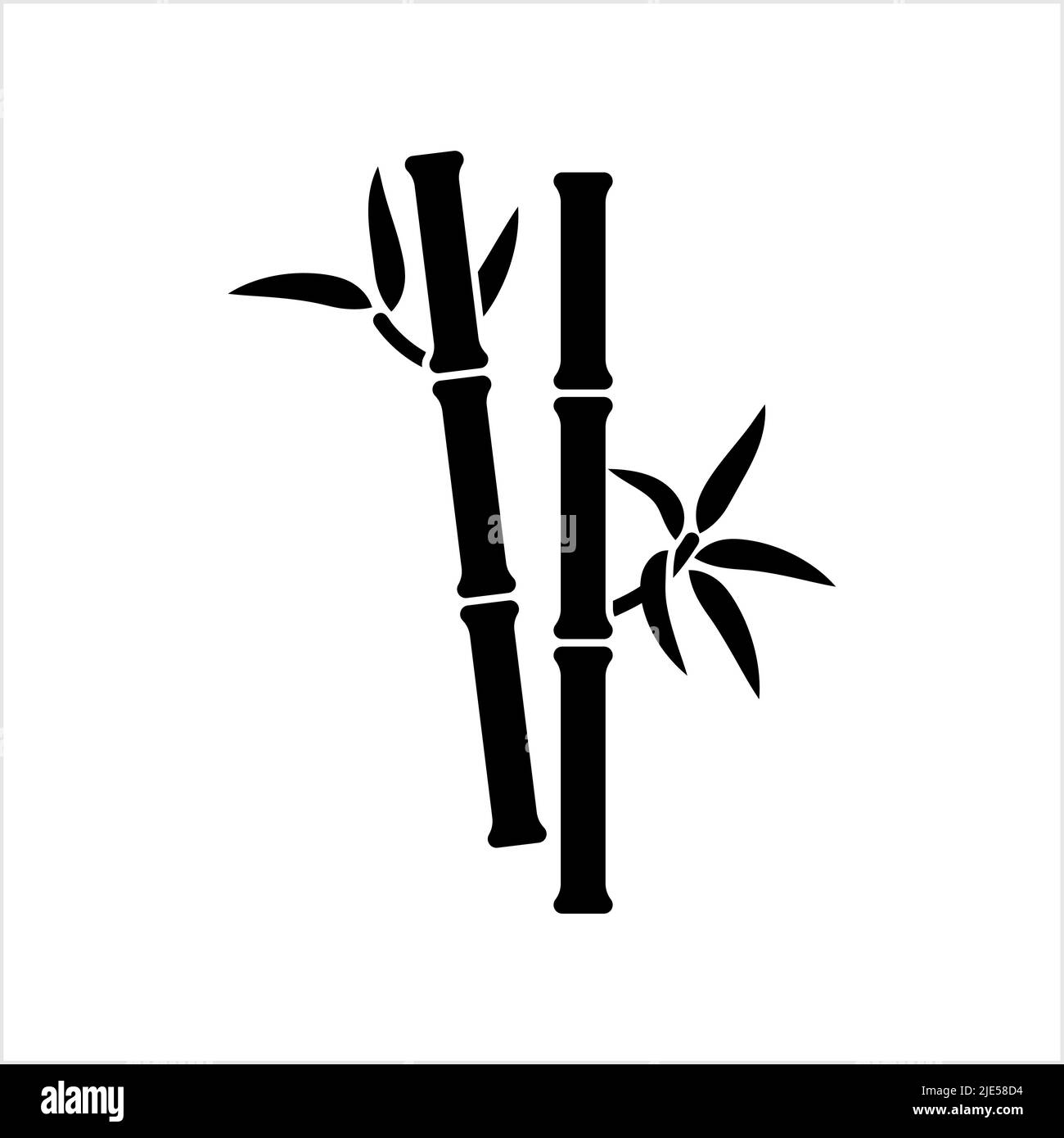 Bamboo Tree Icon Vector Art Illustration Stock Vector Image & Art - Alamy