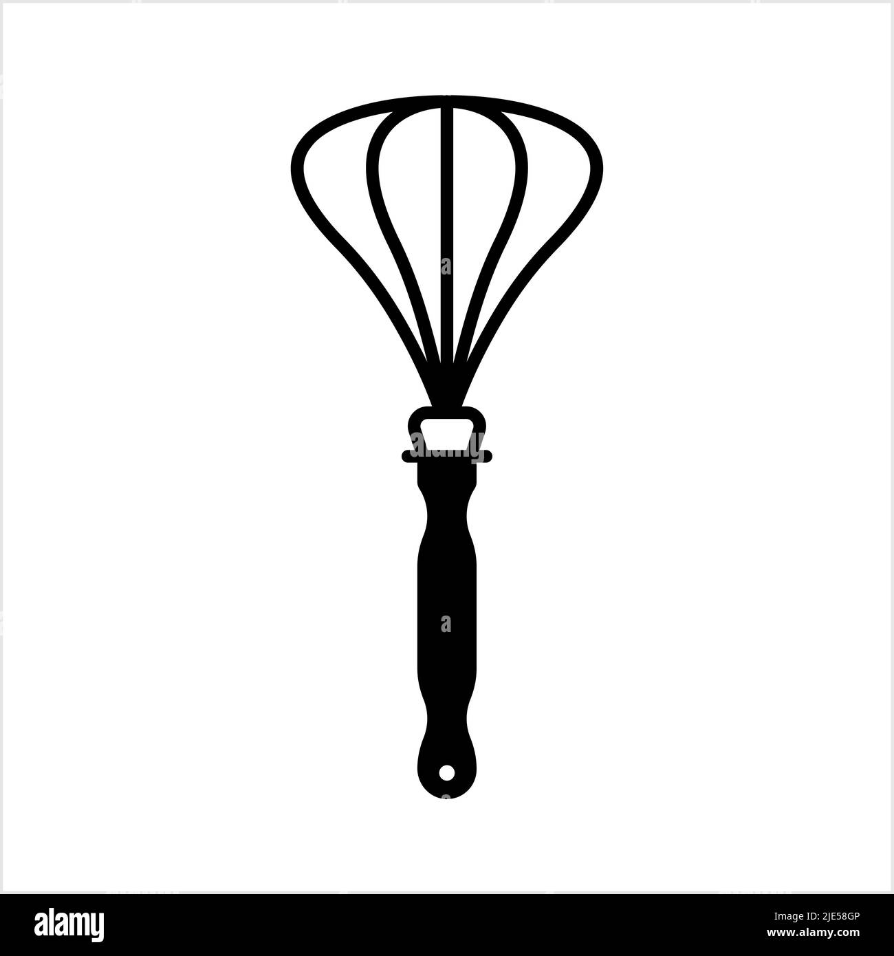 Beater Icon, Whisk Icon Vector Art Illustration Stock Vector Image ...