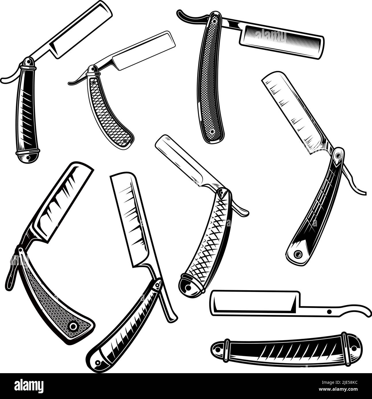 Razor's edge Stock Vector Images - Alamy