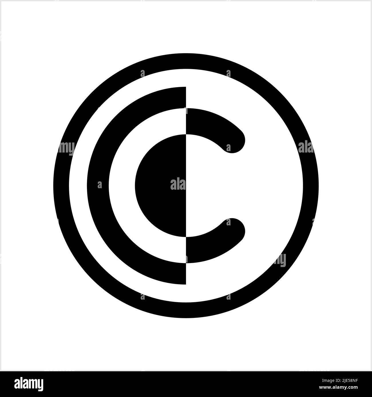Copyright Icon, Copyright Letter C Symbol Vector Art Illustration Stock ...