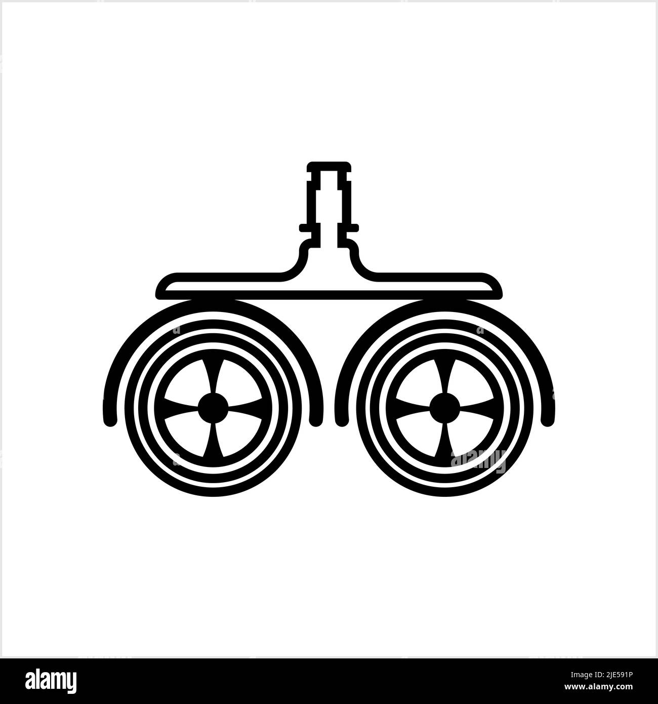Caster Wheel Icon Vector Art Illustration Stock Vector Image & Art - Alamy