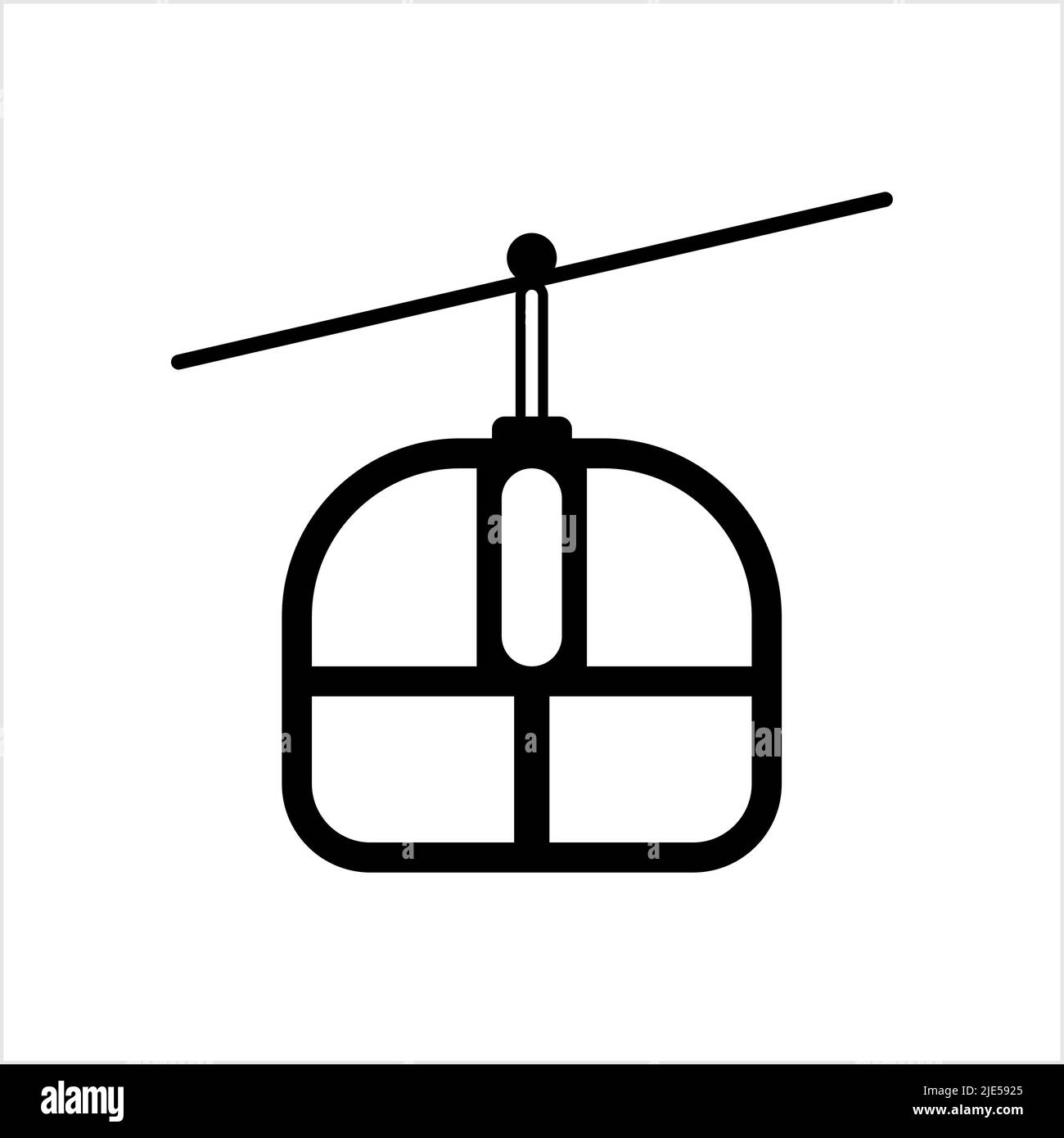 Cable Car Icon Vector Art Illustration Stock Vector Image & Art - Alamy
