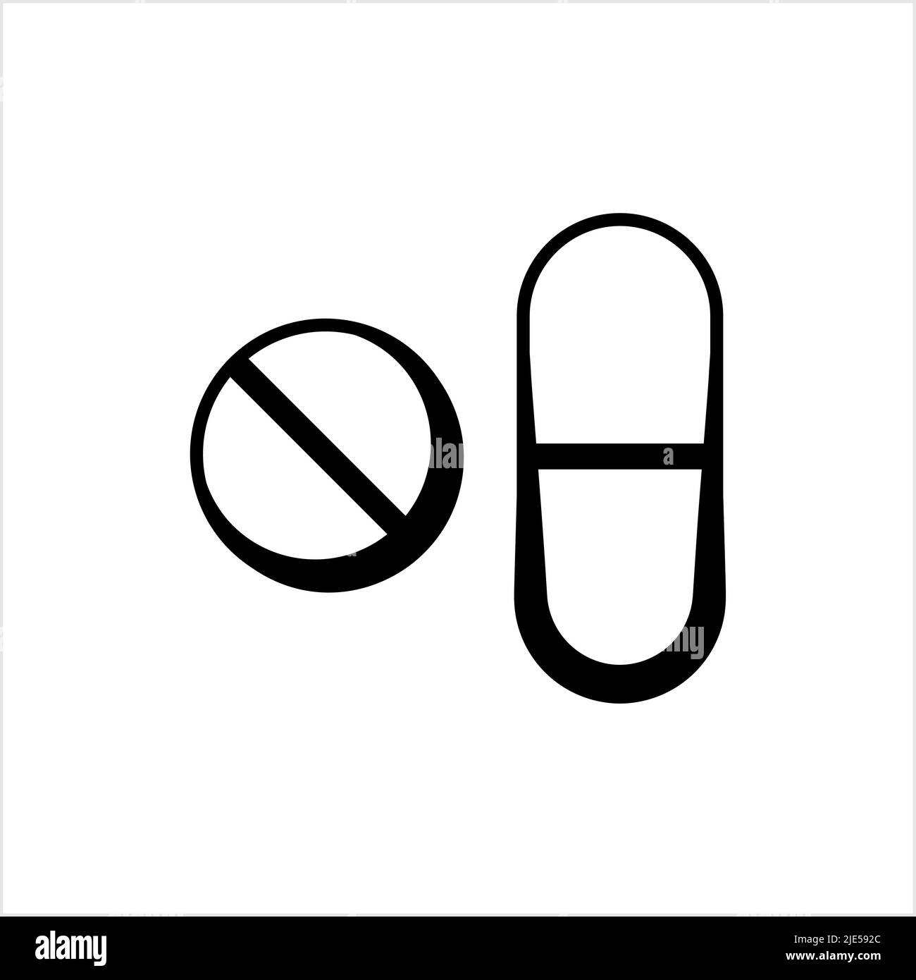 Capsule Pills Icon Vector Art Illustration Stock Vector Image & Art - Alamy