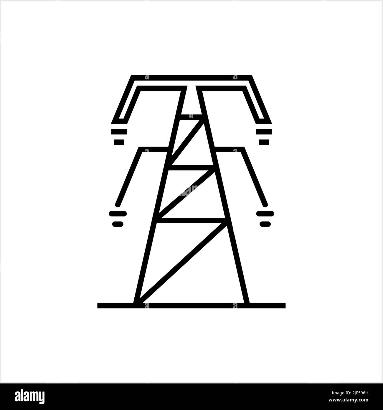 Electric Tower Icon Vector Art Illustration Stock Vector Image & Art ...