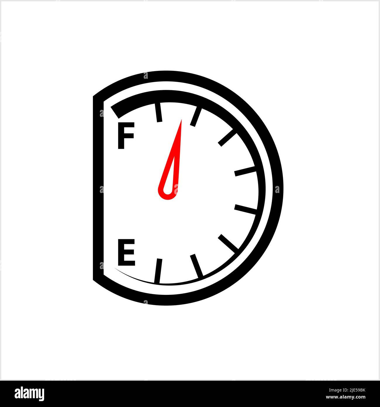 Fuel Gauge Icon Vector Art Illustration Stock Vector Image & Art - Alamy