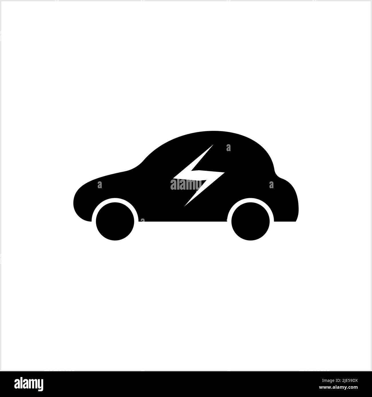 Electric Car Icon Vector Art Illustration Stock Vector Image & Art - Alamy