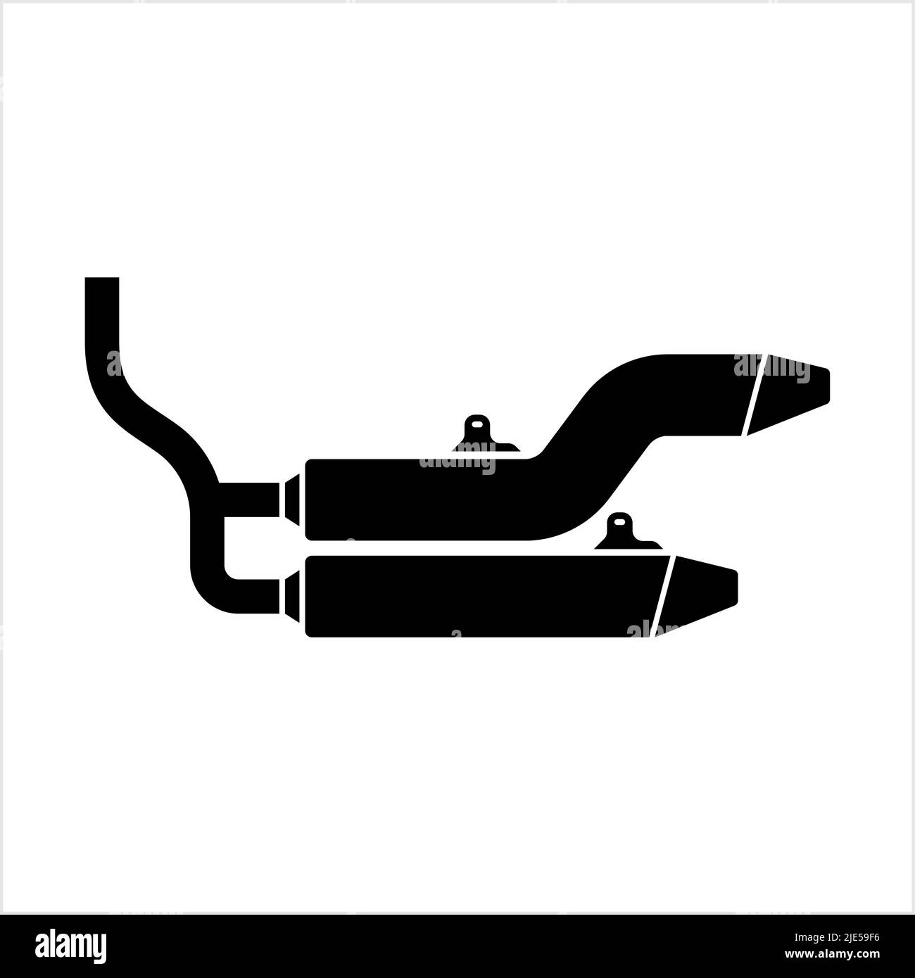 Exhaust Icon, Auto Exhaust Icon Vector Art Illustration Stock Vector ...