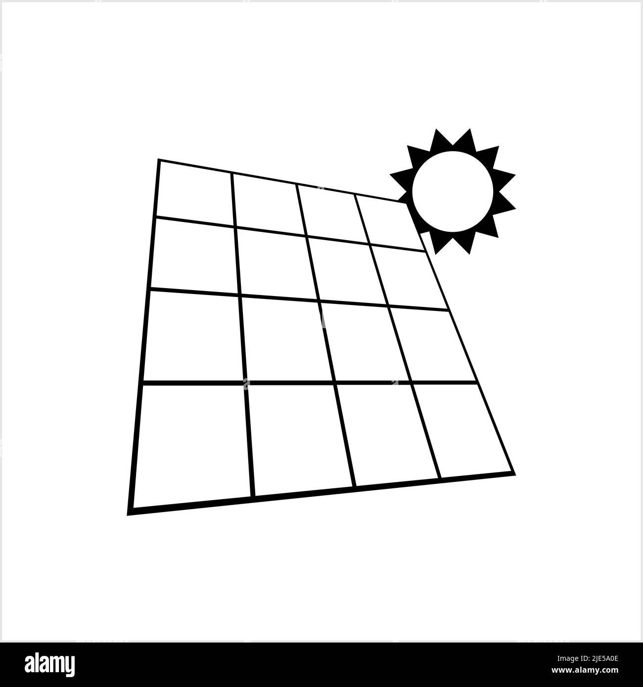 Solar Energy Icon Vector Art Illustration Stock Vector Image & Art - Alamy