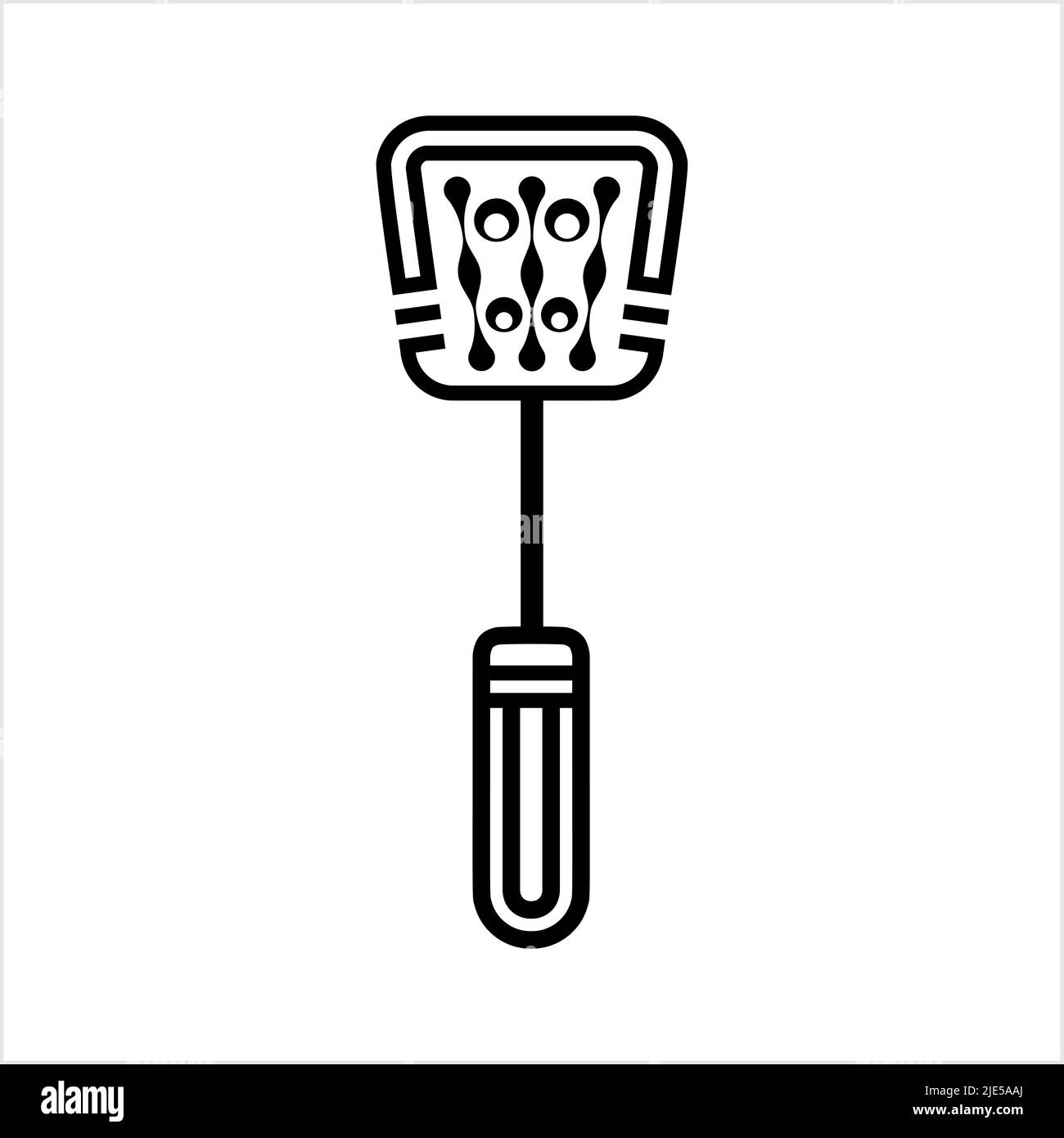 Spatula Icon, Spatula Vector Art Illustration Stock Vector Image & Art ...