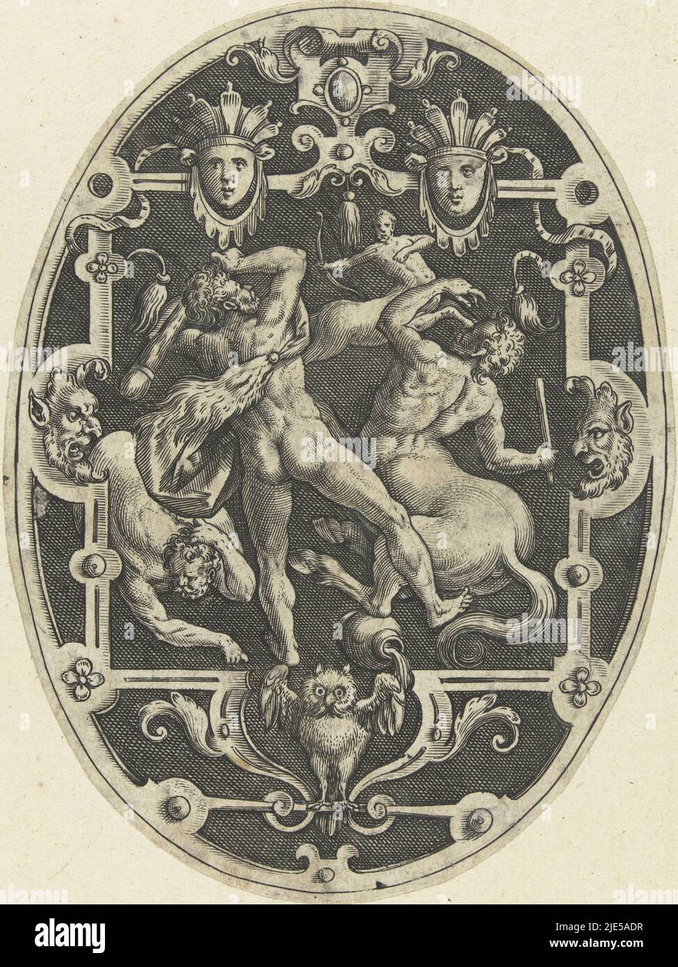 Centaurs oval surface decorations hi-res stock photography and images ...