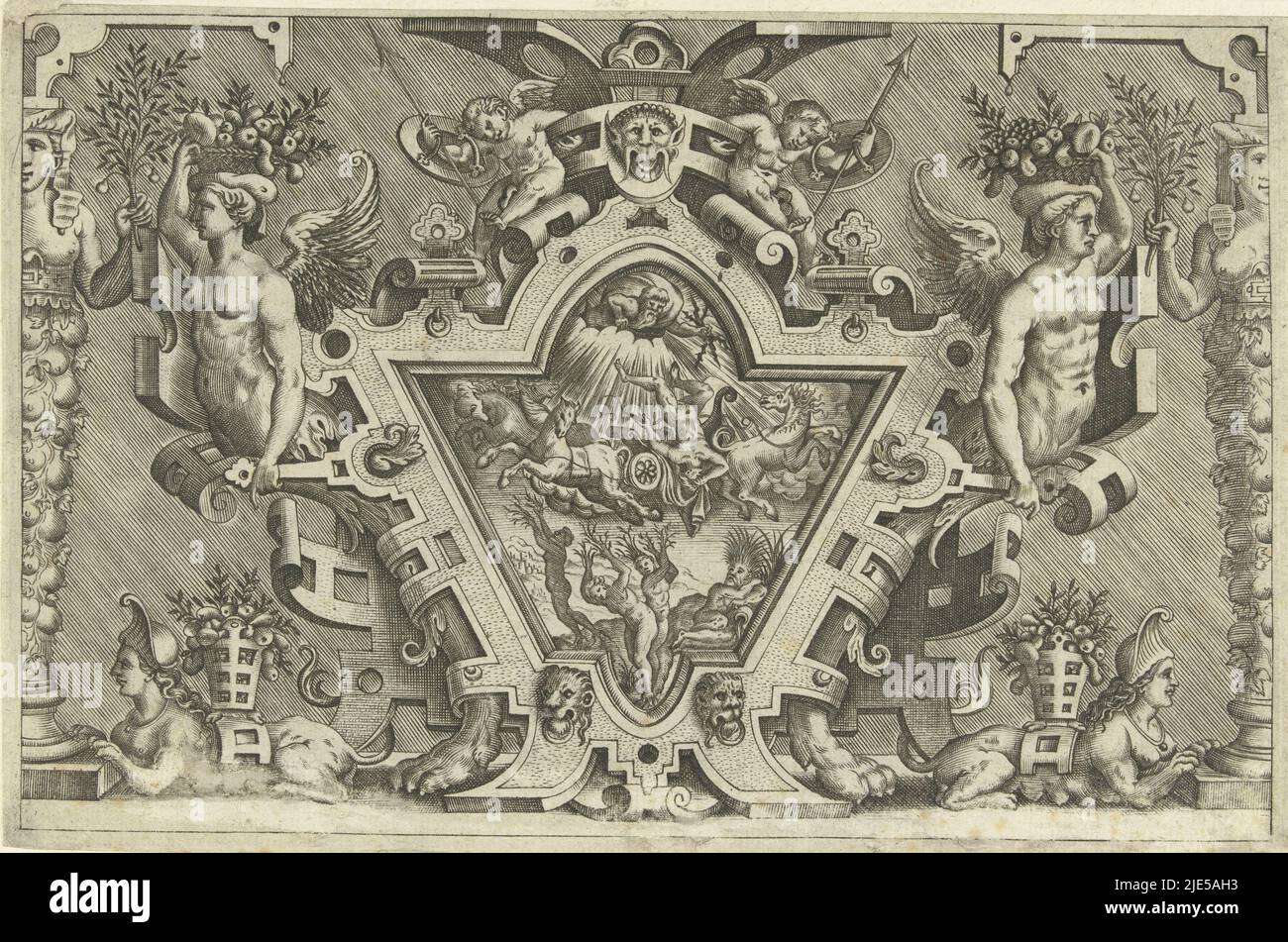 The fall of Phaëthon and the metamorphosis of the Heliades into poplars ...