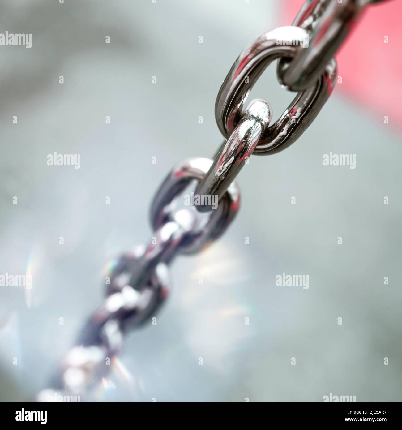 steal chain fence for protection Stock Photo - Alamy