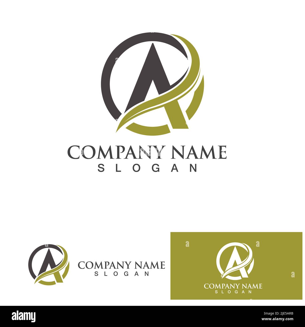 A Letter Template vector icon illustration design Stock Vector Image ...