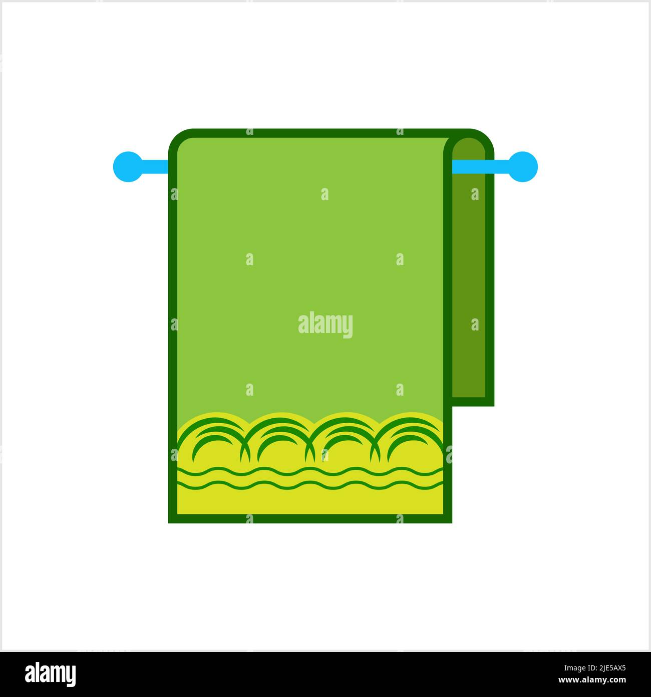 Towel Icon, Towel Vector Art Illustration Stock Vector Image & Art - Alamy