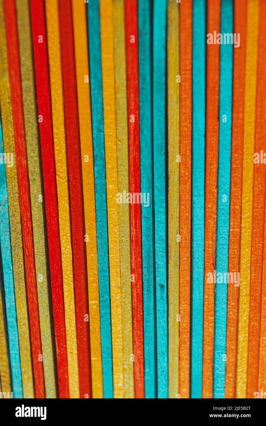 colored wooden sticks textured background Stock Photo - Alamy