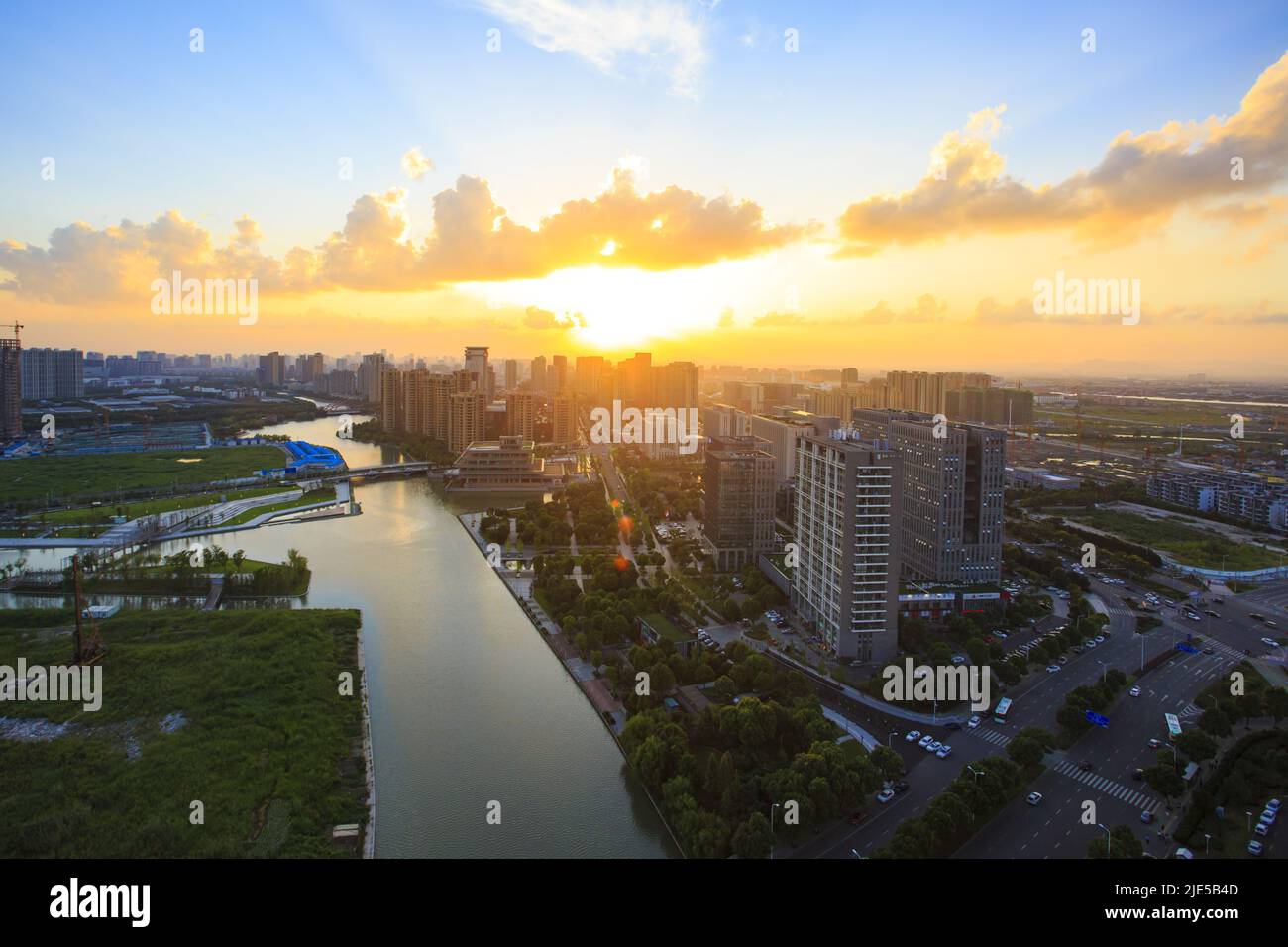 Zhejiang ningbo yinzhou east new town high-rise buildings cities ...