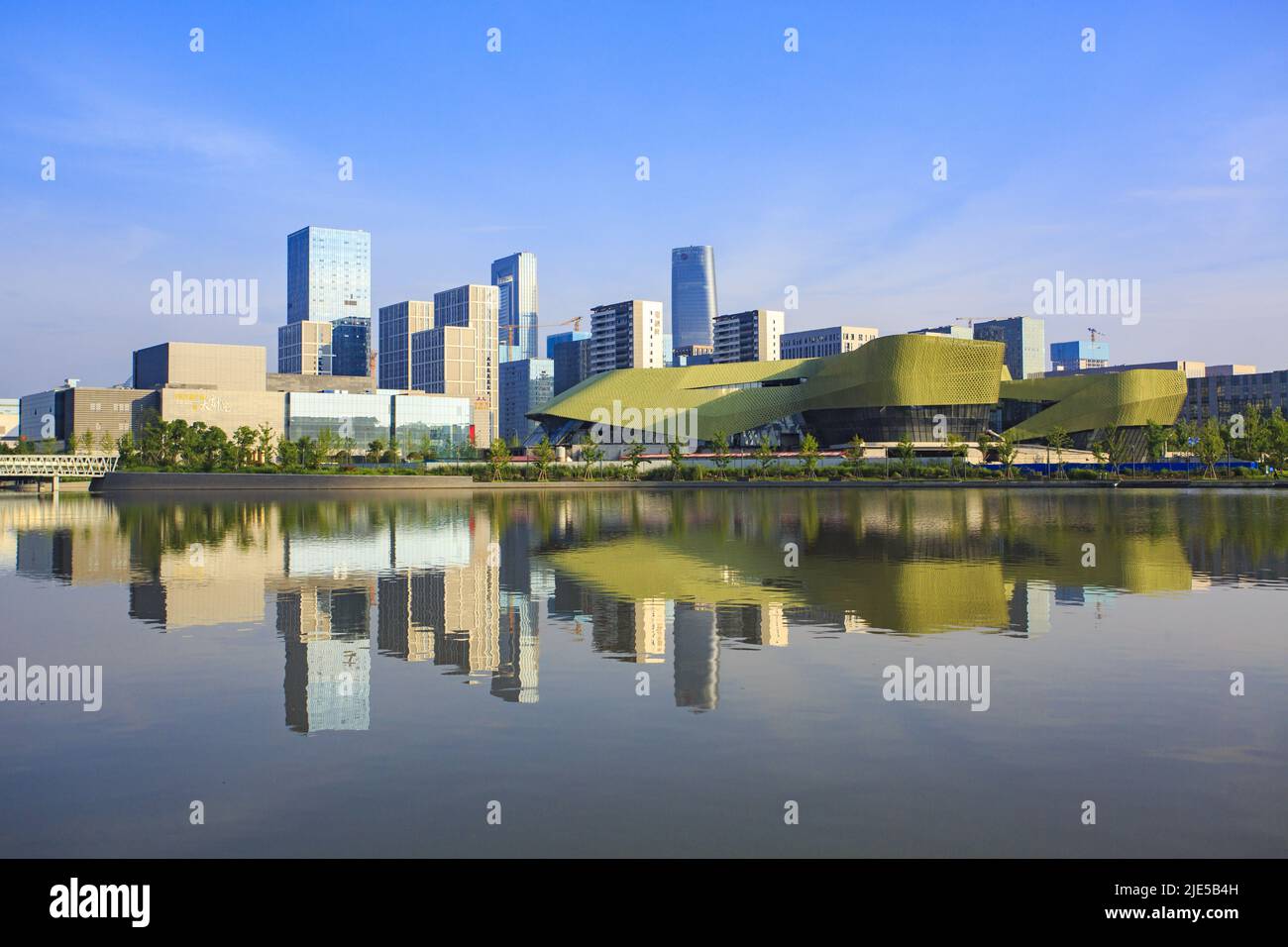 Zhejiang ningbo yinzhou east new town high-rise buildings cities ...