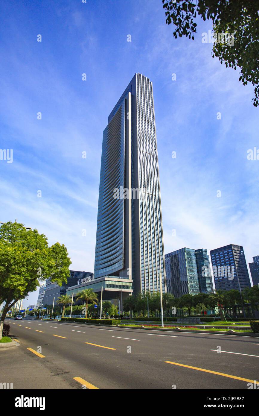 Zhejiang ningbo yinzhou east new town high-rise buildings cities ...
