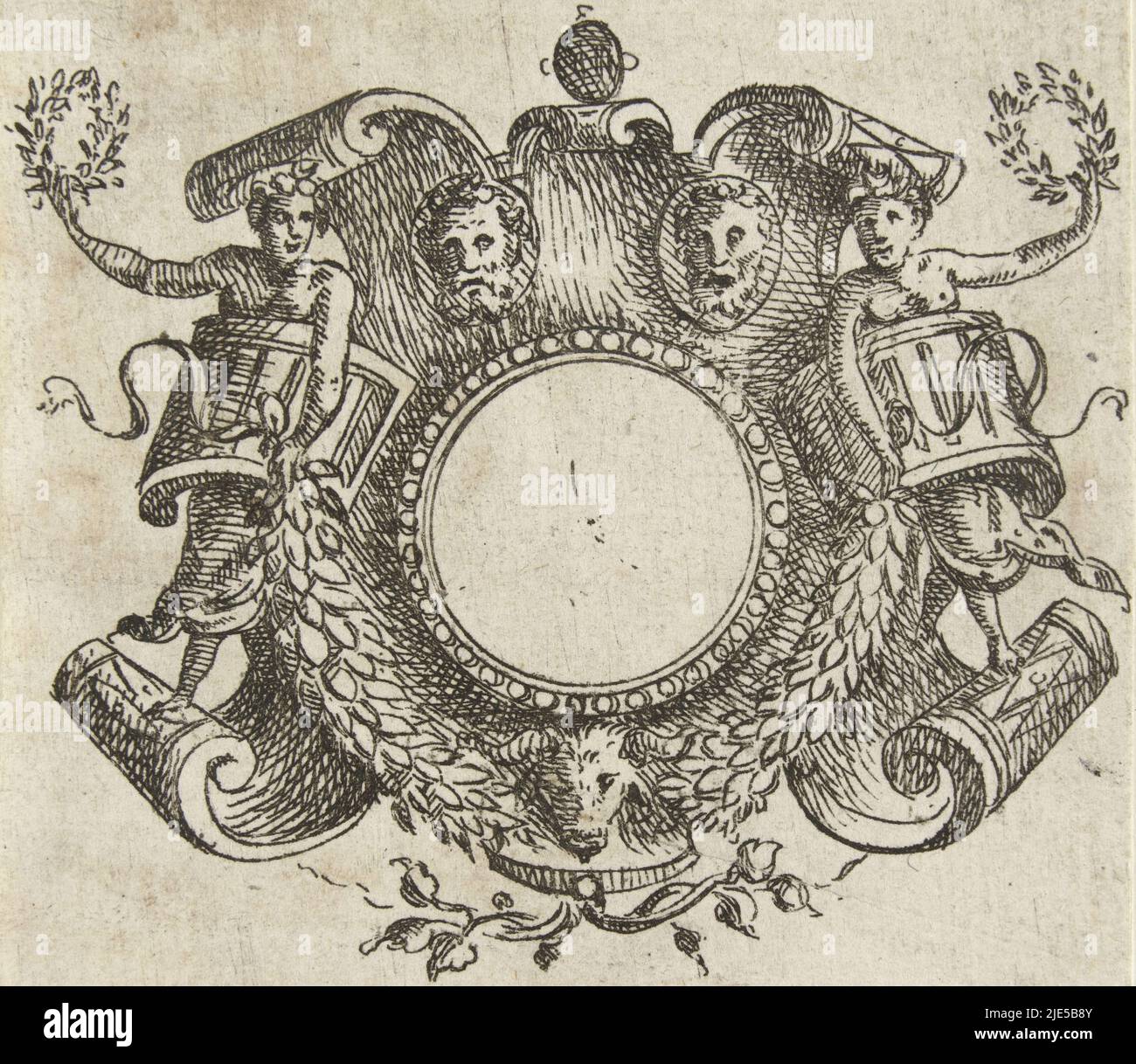 Male satyr cartouches hi-res stock photography and images - Alamy