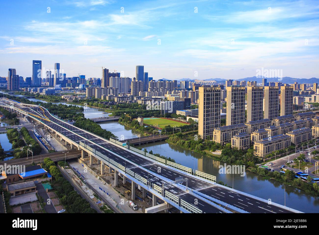 Zhejiang ningbo yinzhou east new town high-rise buildings cities ...