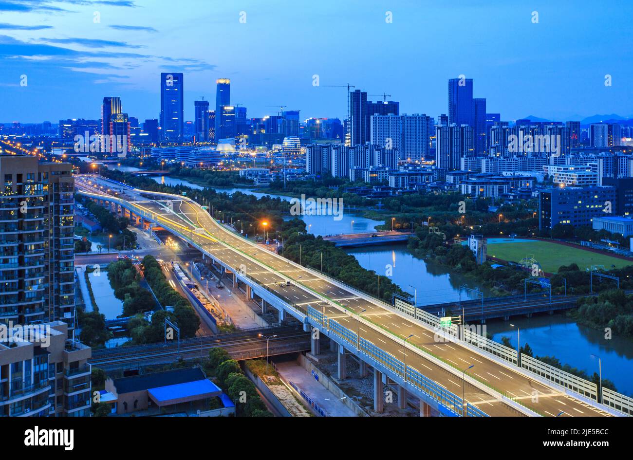 Zhejiang ningbo yinzhou east new town high-rise buildings cities ...