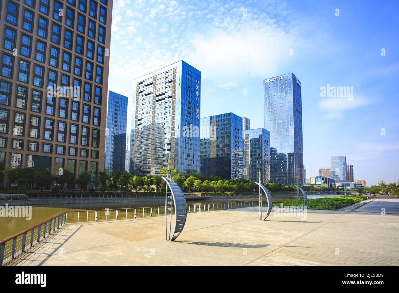 Zhejiang ningbo yinzhou east new town high-rise buildings cities ...
