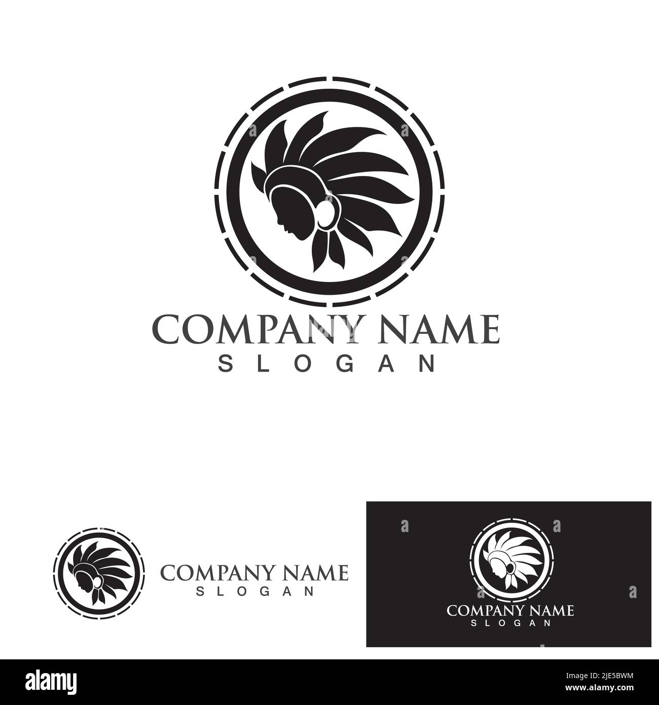 Sioux indian head emblem hi-res stock photography and images - Alamy