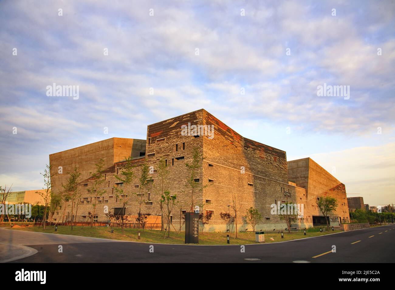 Zhejiang ningbo museum on location Stock Photo - Alamy