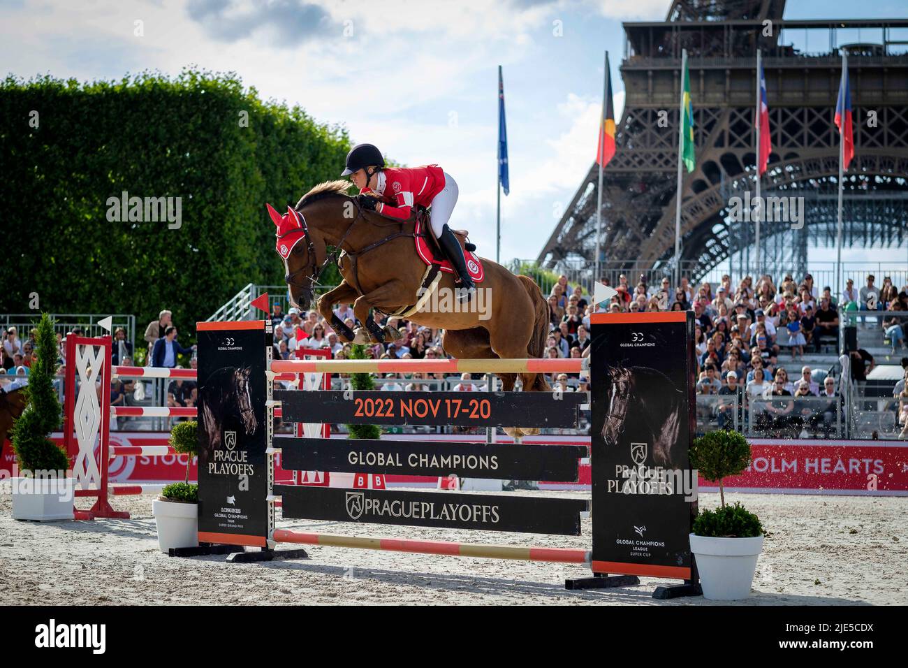 Lily ATTWOOD riding Calvaro's Up To Date during the Longines Global ...