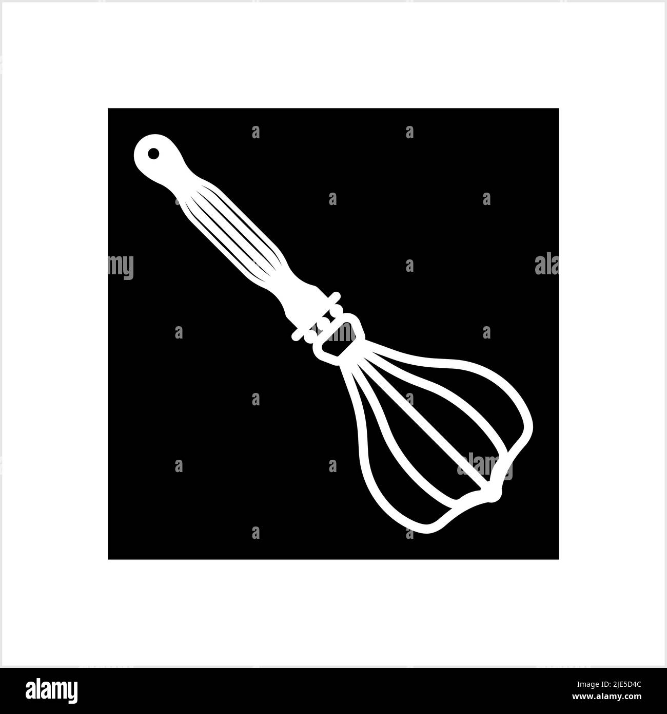 Beater Icon, Whisk Icon Vector Art Illustration Stock Vector Image ...
