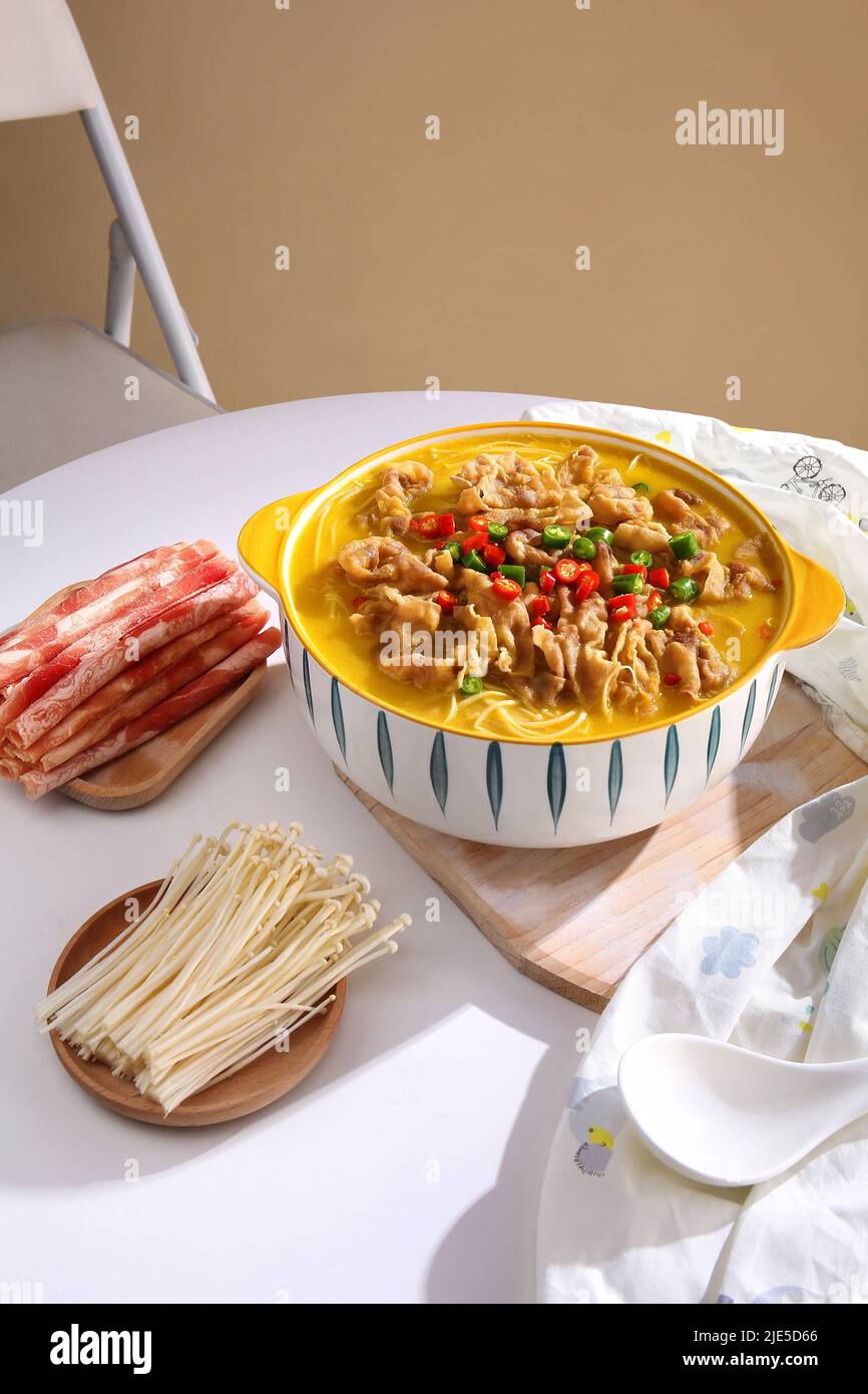 Beef, mutton rolls Stock Photo - Alamy